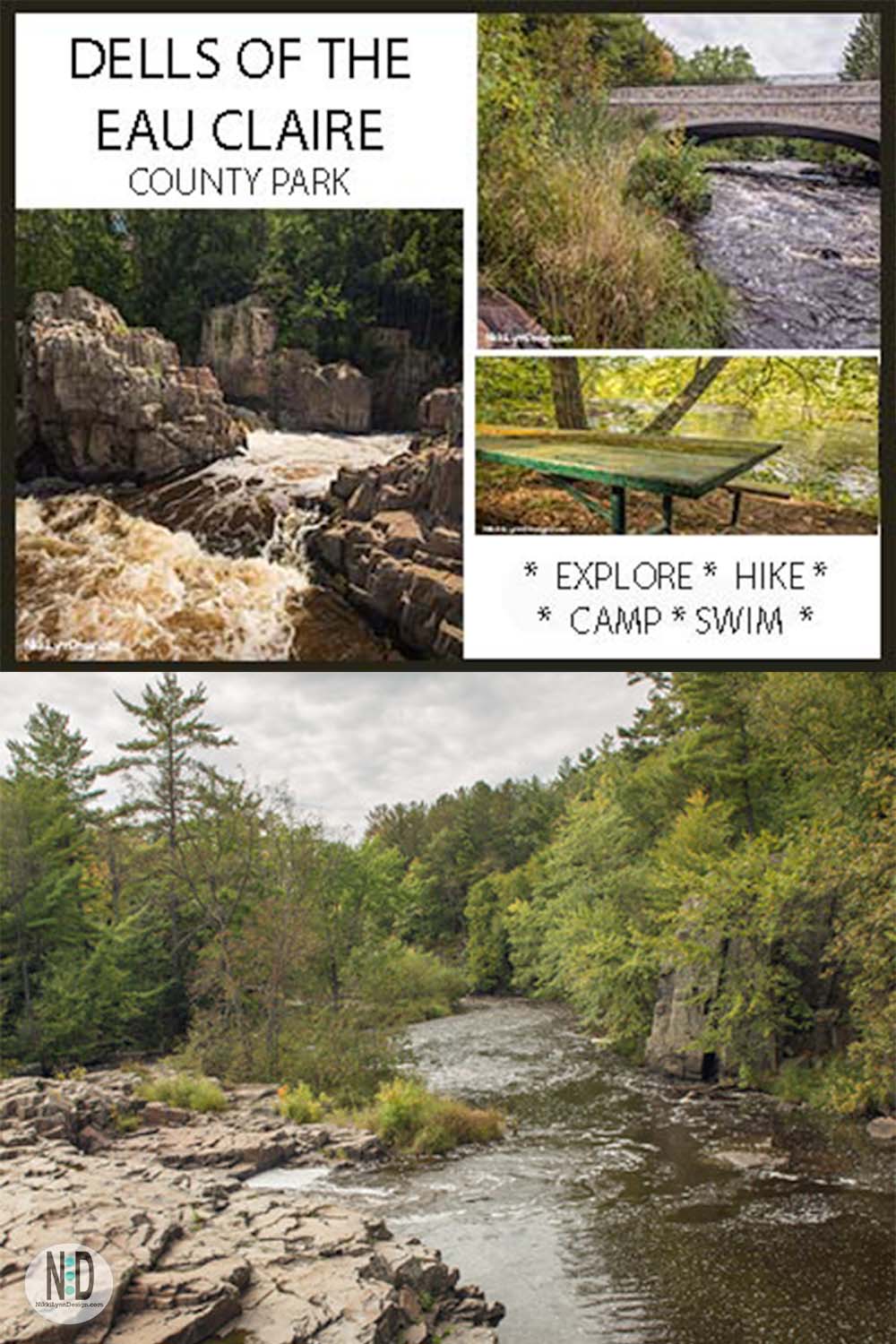 Dells of the Eau Claire County Park - Nikki Lynn Design