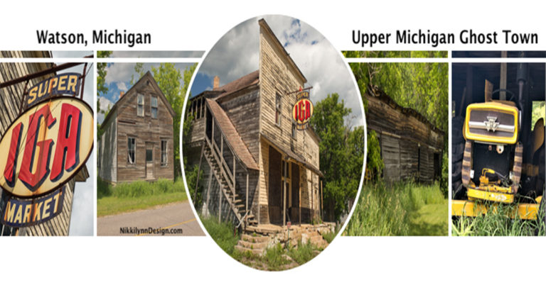 Old IGA Store in Watson Michigan | Nikki Lynn Design